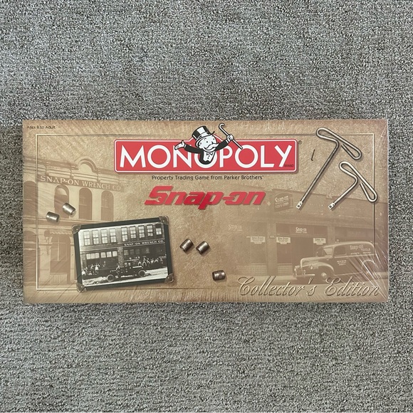 Hasbro | Games | Vintage Monopoly Snapon Tools Collectors Edition 200 ...